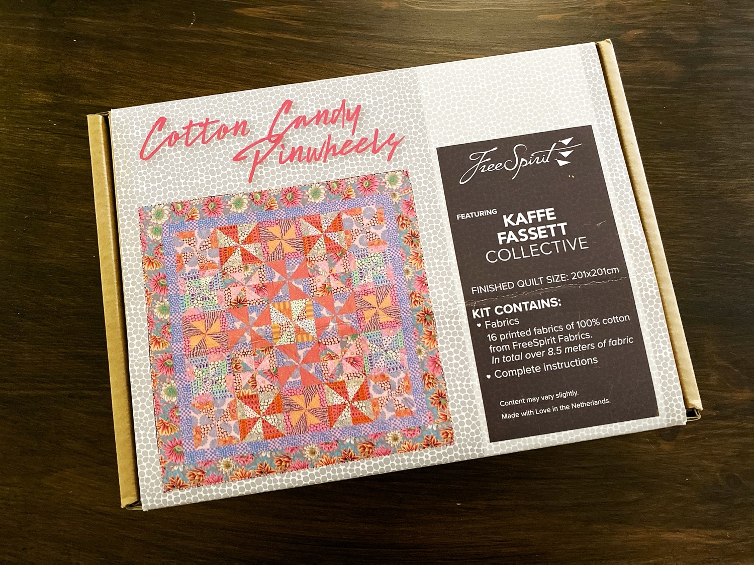 Kaffe Fassett Collective Quilt Kit – Cotton Candy Pinwheels ...